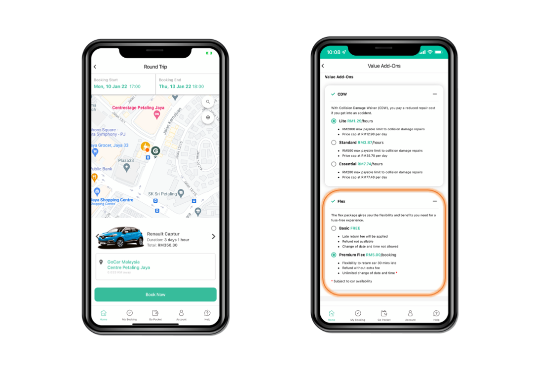 What is Basic & Premium Flex package? – GoCar Malaysia